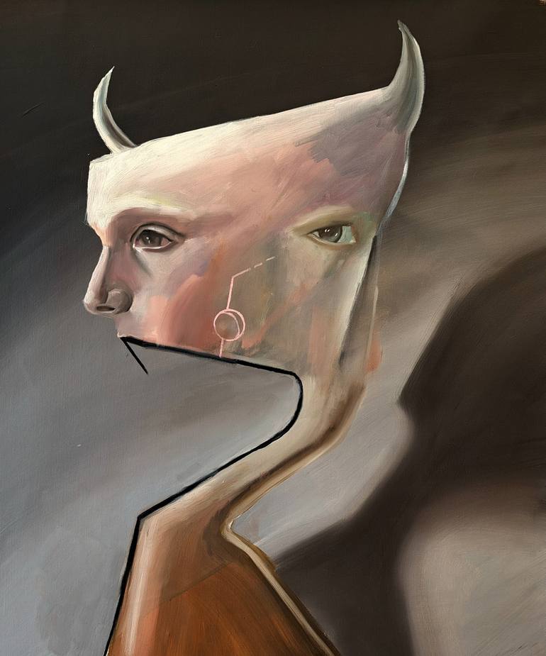 The Hunger Painting by Oscar Nin | Saatchi Art