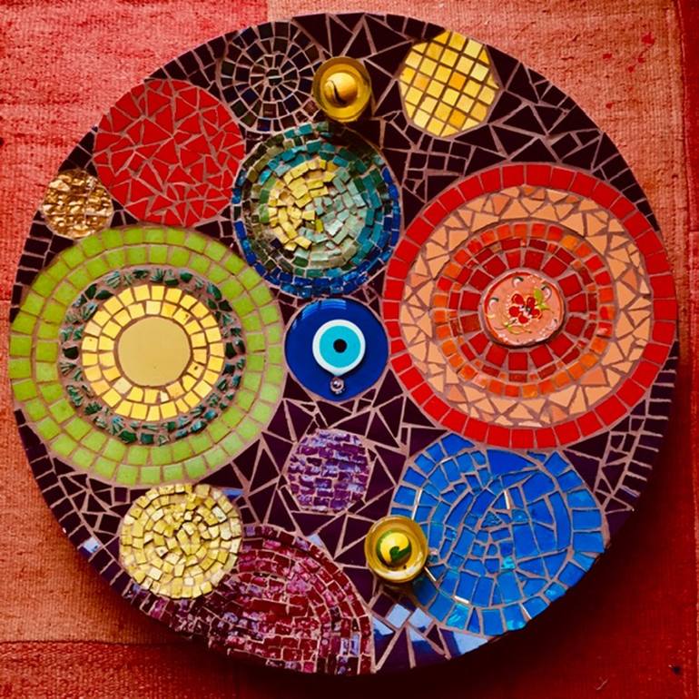 Energizing circles Installation by Mariel Klein | Saatchi Art