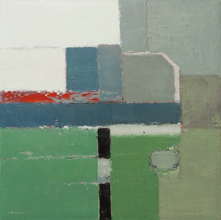 Abstract painting “Composition 18” Painting by Roman Goss | Saatchi Art