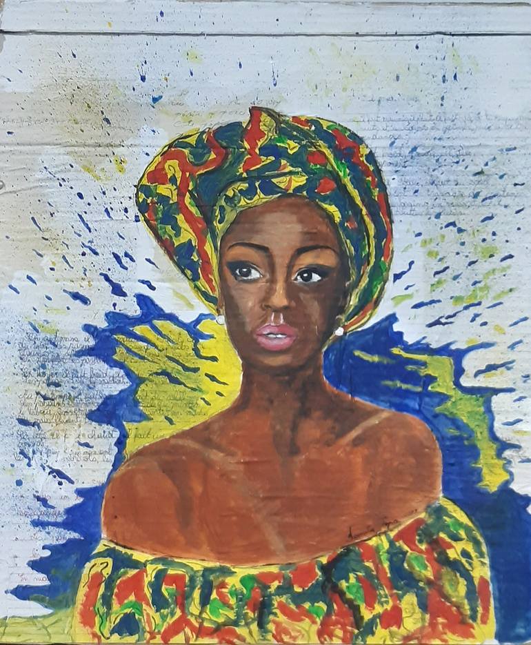 African Beauty Drawing by Doinita Topa | Saatchi Art