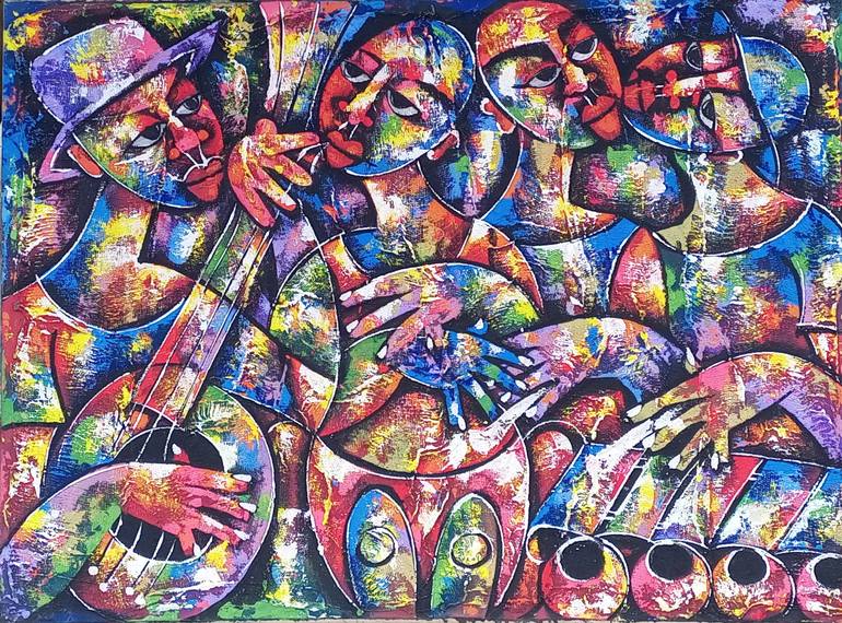 Popular music artists painting, Abstract musician, Famous music ...