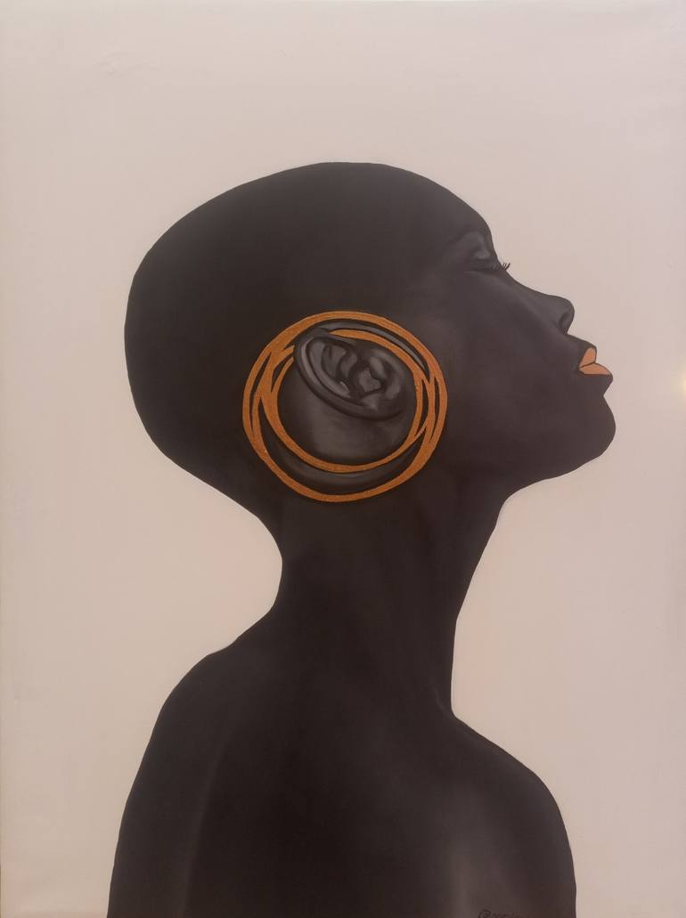 Ethereal elegance Painting by Jafeth Moiane | Saatchi Art
