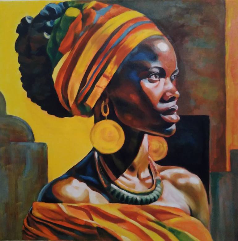 African women Painting by Tatiana Kozhevnikova | Saatchi Art