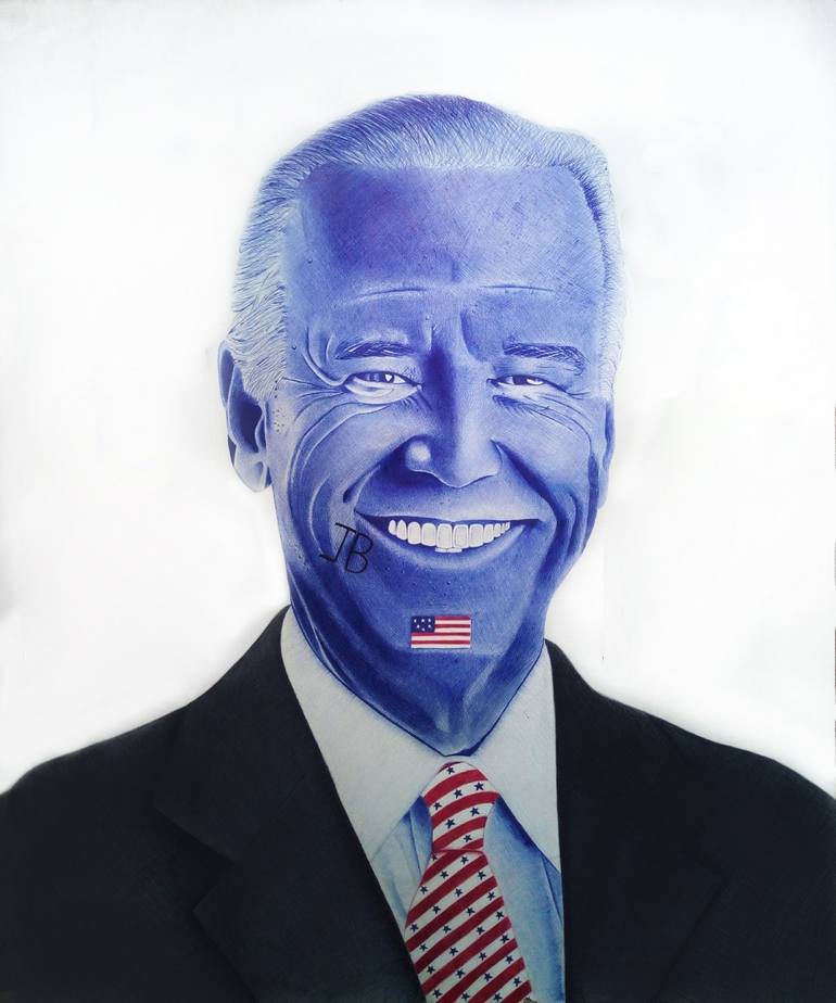 Joe Biden Drawing by Anthony Edem Toneroartwork | Saatchi Art