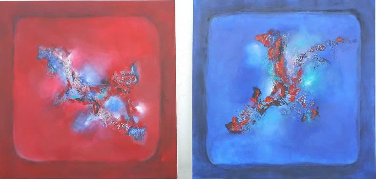 DUO Painting by Sylvid Art | Saatchi Art