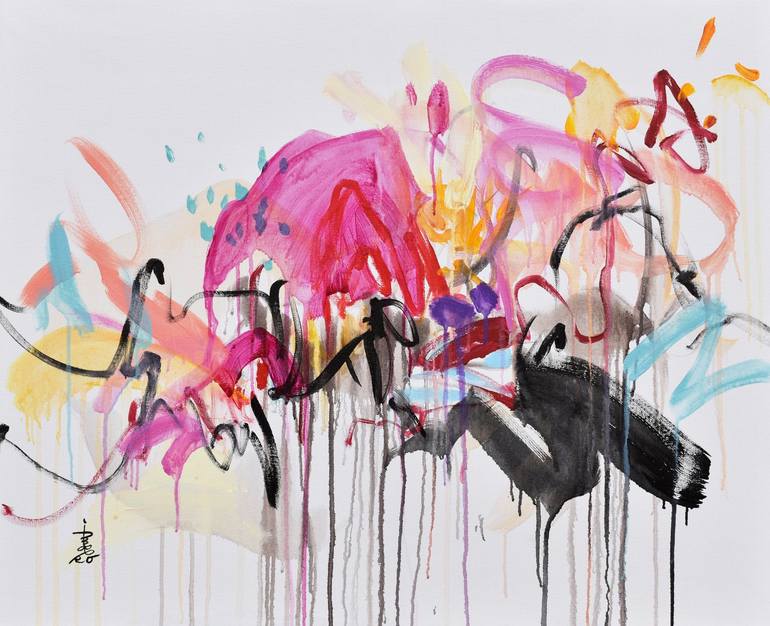 Blissful Day Painting by Misako Chida | Saatchi Art