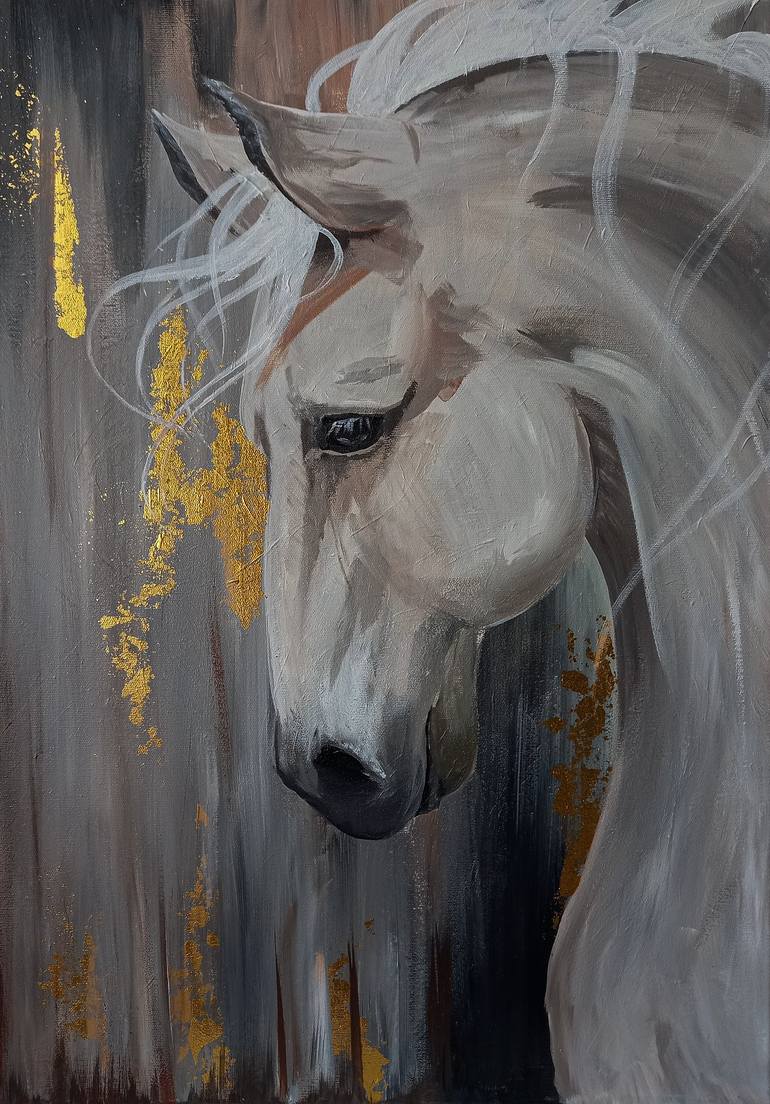 Horse Painting by Alex Shell | Saatchi Art