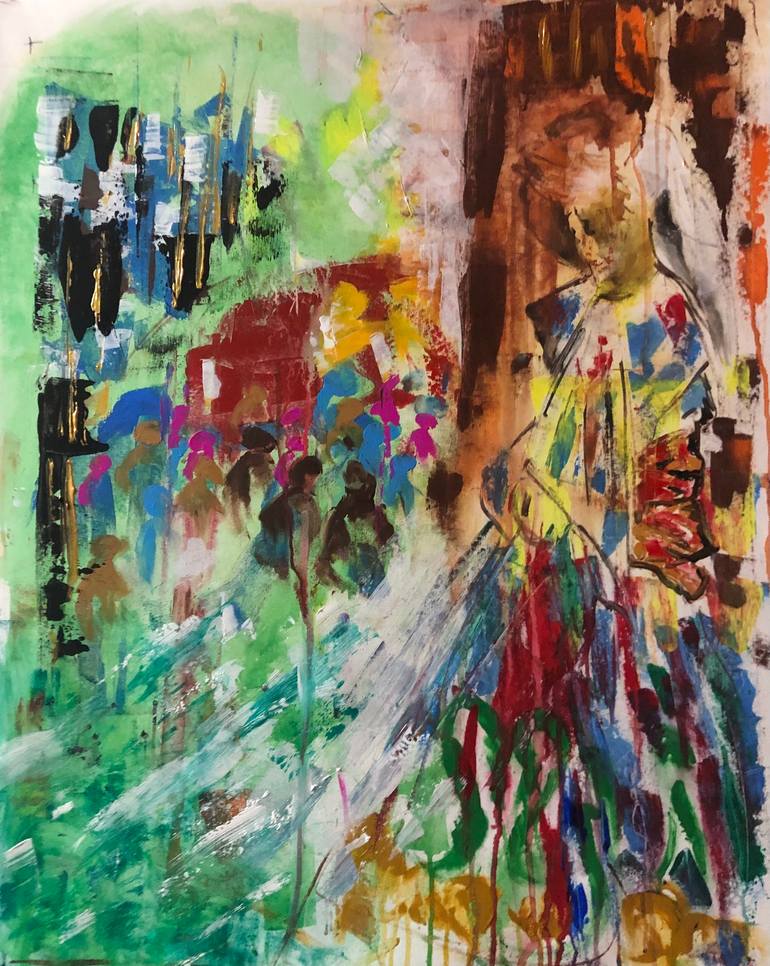 The preacher Painting by Shereen Ragab | Saatchi Art