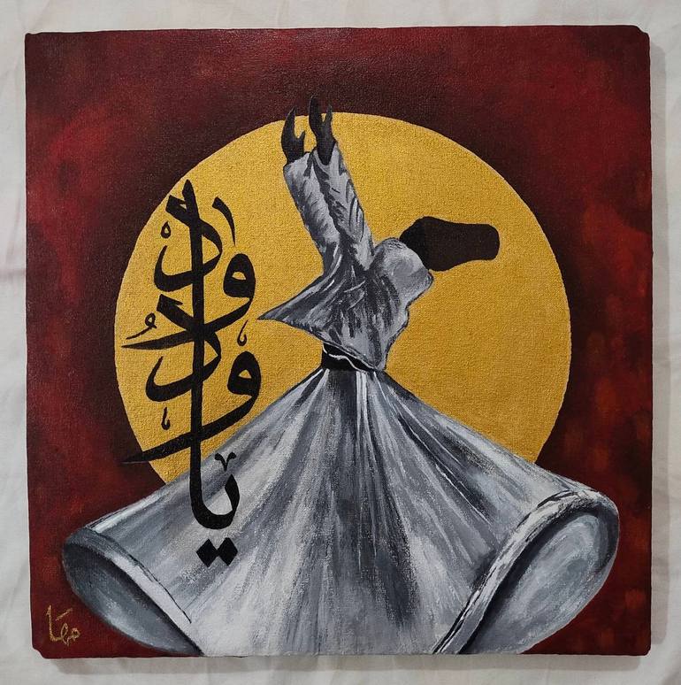 Sufi Painting Painting by Maha Noor | Saatchi Art