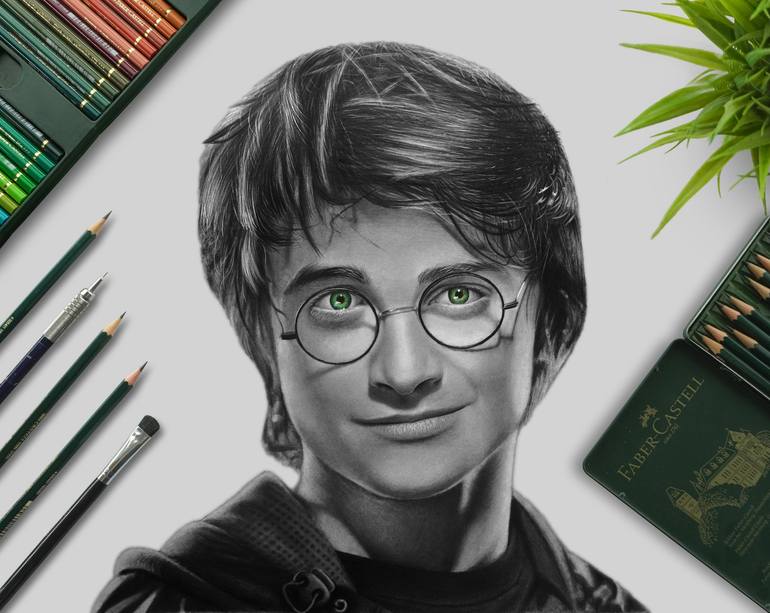 Harry Potter Drawing Drawing by Ali Haider Rehman | Saatchi Art