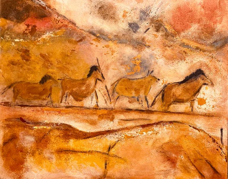 Migration Painting by Sarah Sohraby | Saatchi Art