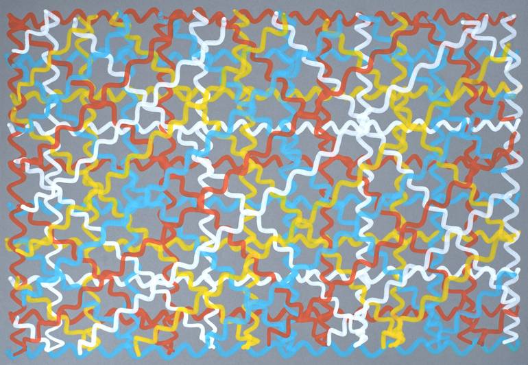 Mesh 3 Painting by Simon Crowther | Saatchi Art