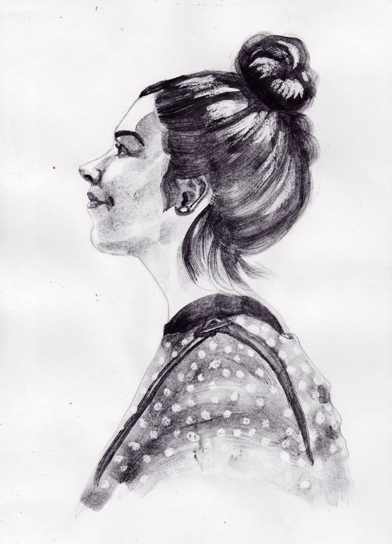 Daniela Drawing by Art And Catharsis | Saatchi Art