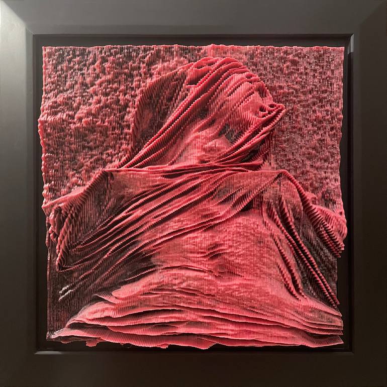Modesty (in Red) Sculpture by Avraam Cohen | Saatchi Art