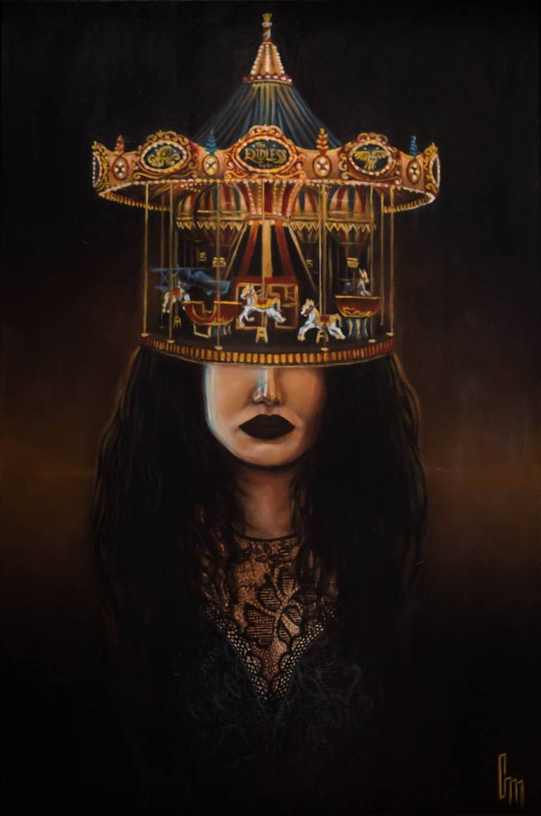 The Endless Cycle Painting by Mrs Steamcloudy | Saatchi Art