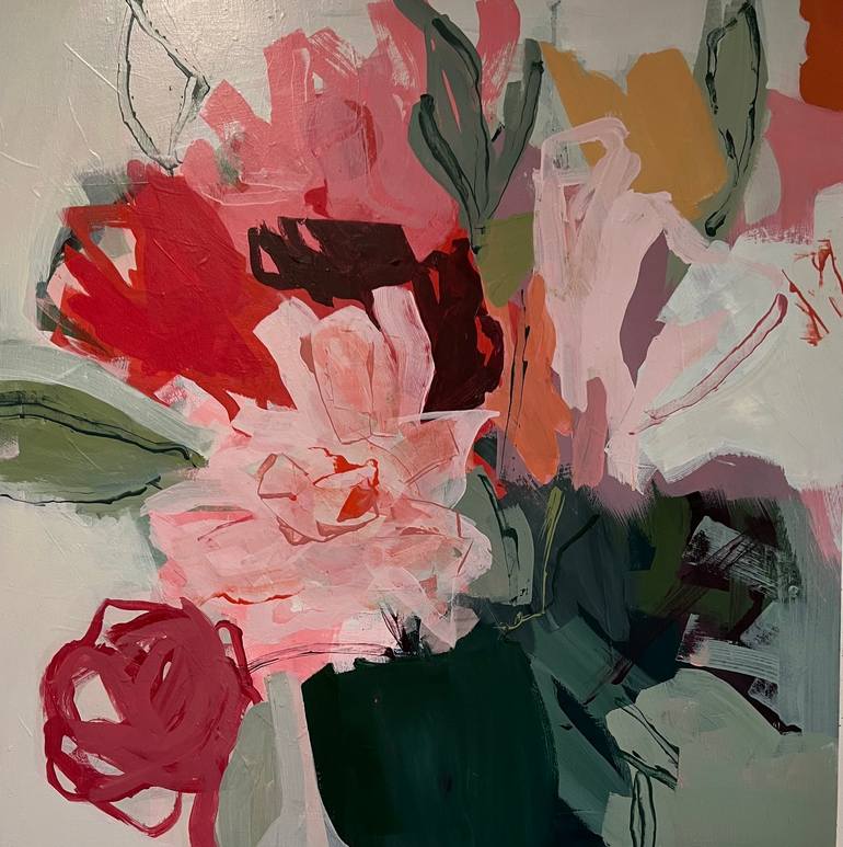 Around This Time Painting by Helen Chambers | Saatchi Art