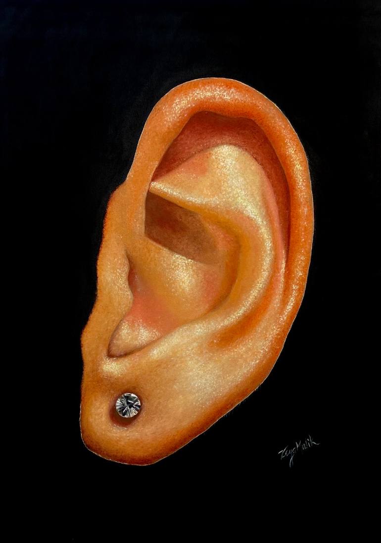 The Listener Painting by Zoya Malik | Saatchi Art