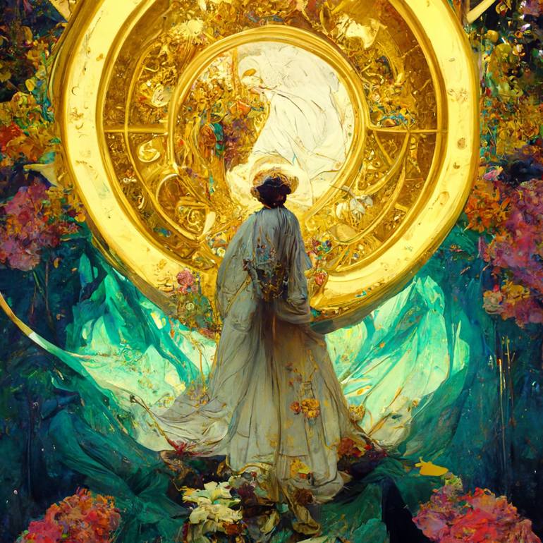 Wheel Of Fortune Digital by Veronique Tran | Saatchi Art