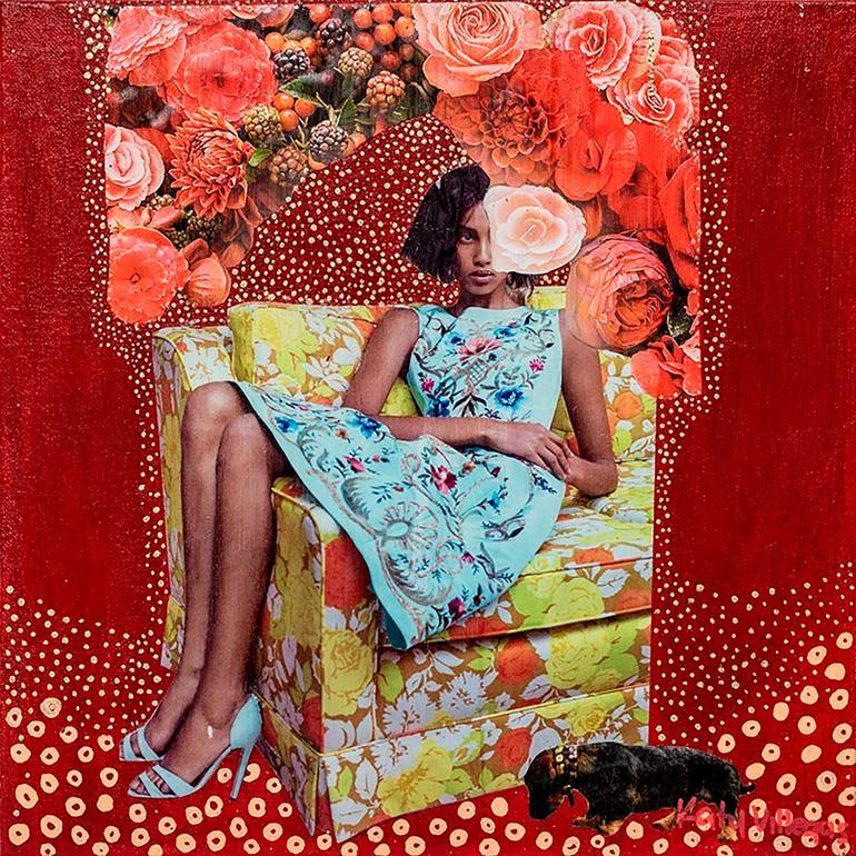 Women In Emotional Juxtaposition Collage by Katalina Villegas | Saatchi Art