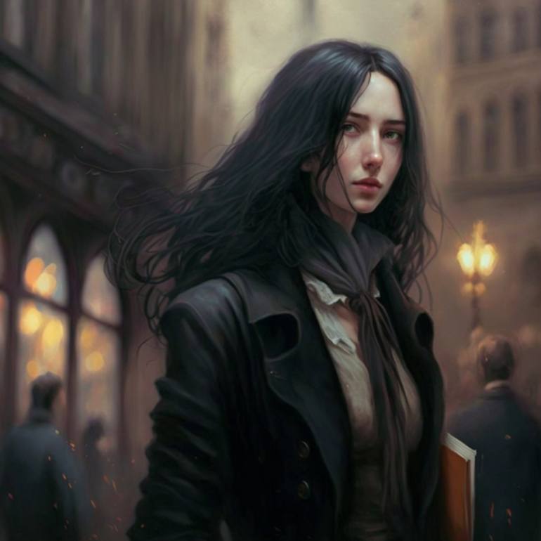 Severus Snape female version Digital by Alexander Kel'In | Saatchi Art