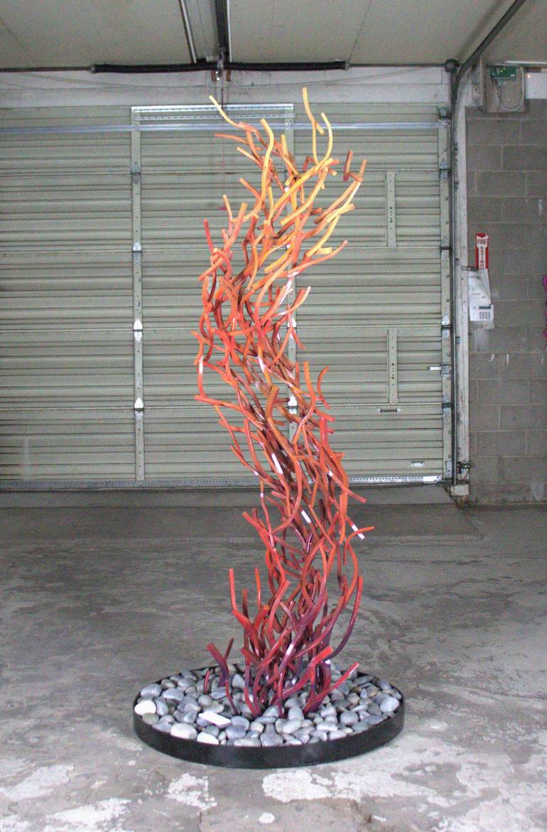 Fire Tornado Sculpture by Eric Mccue | Saatchi Art