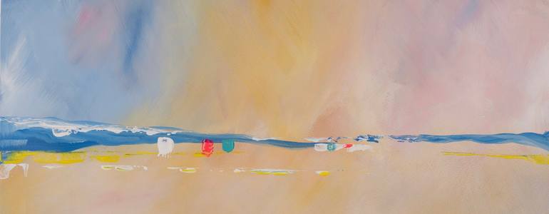 West Wittering Beach 2 Painting by Ian Rutter | Saatchi Art