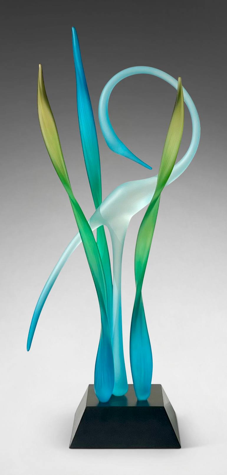 Serenity in th Marsh, Turquoise Sculpture by Warner Whitfield | Saatchi Art