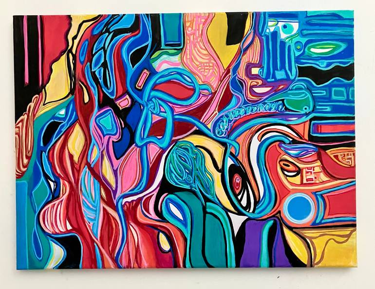 The Two Sisters Painting by Anne Hurst | Saatchi Art