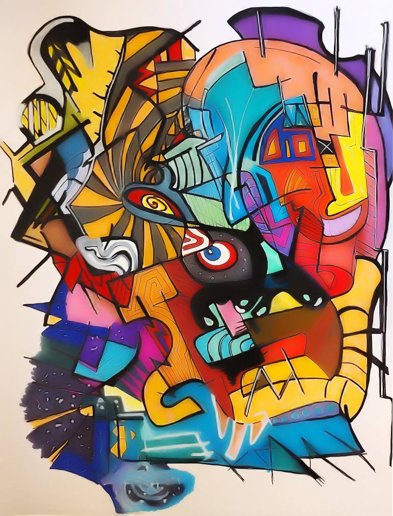 Far Too Serious Mixed Media by David Joseph | Saatchi Art