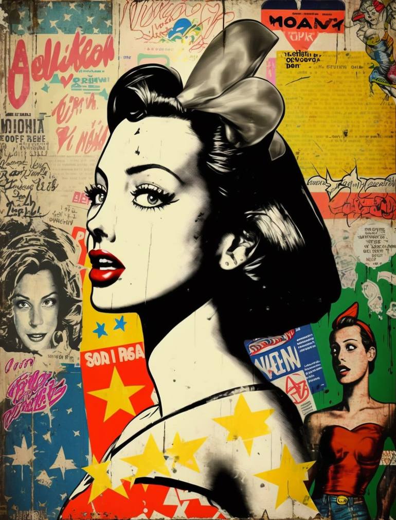 Infamous Collage by Naleeff Brian | Saatchi Art