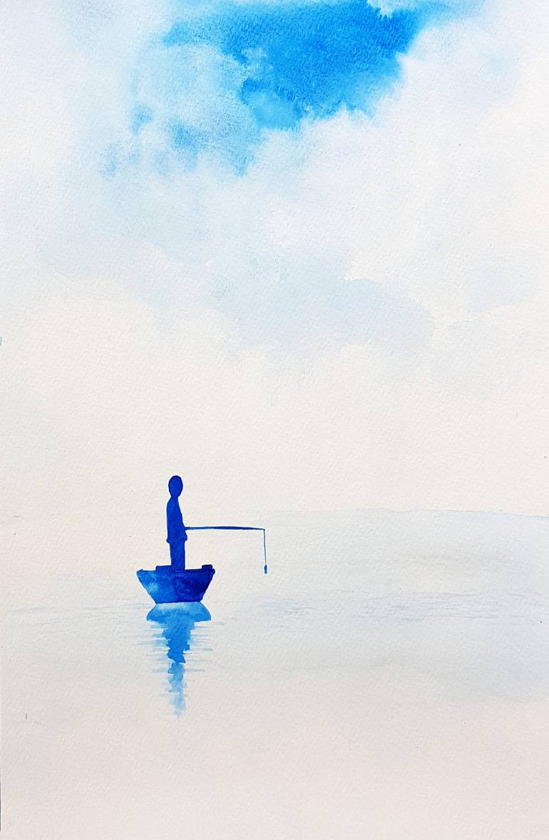Finding Peace Painting by Nicole Tang | Saatchi Art