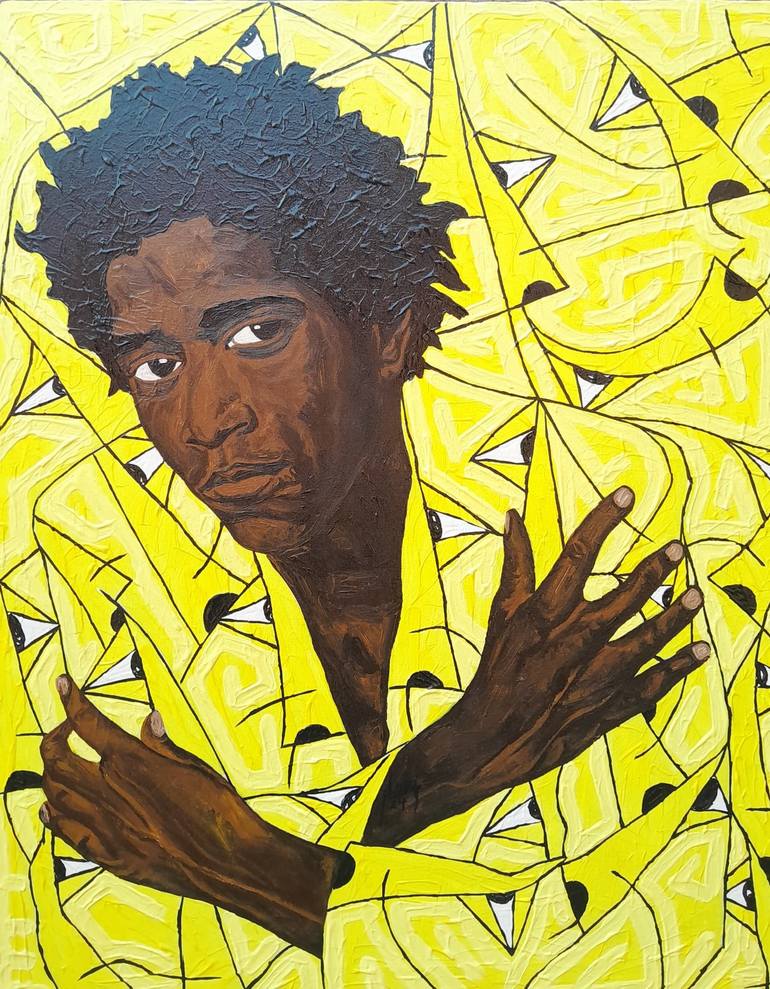 Basquiat Painting by Victor Osei Mensah | Saatchi Art