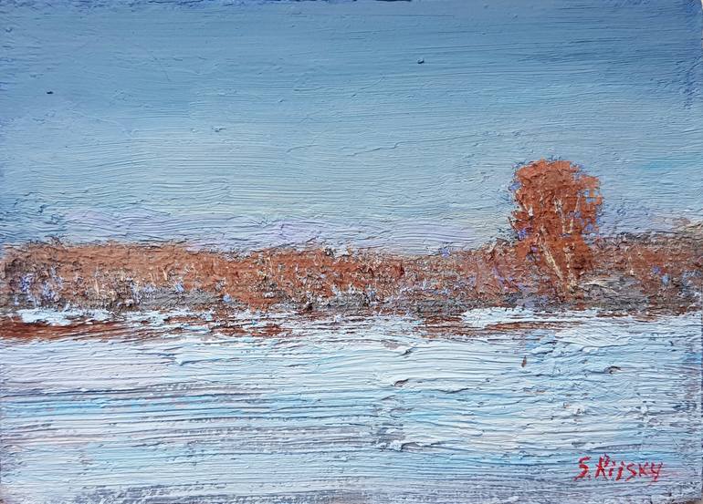 Series First snow Painting by Svetlana Grishkovec-Kiisky | Saatchi Art