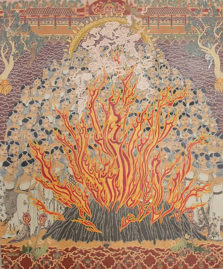 Sati 270 Painting by Farida Pirus | Saatchi Art