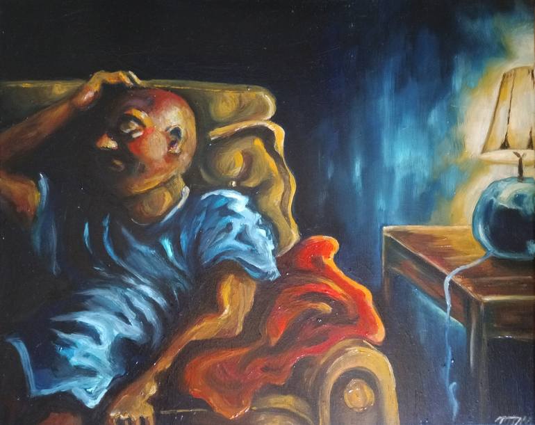Fatigue Painting by Melina McCullough | Saatchi Art