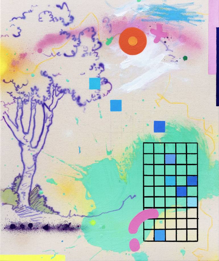 Earth Will Be There Painting by James Tebbutt | Saatchi Art