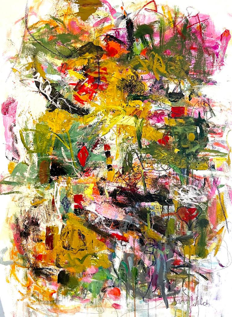 Games People Play Painting by Sandy Welch | Saatchi Art