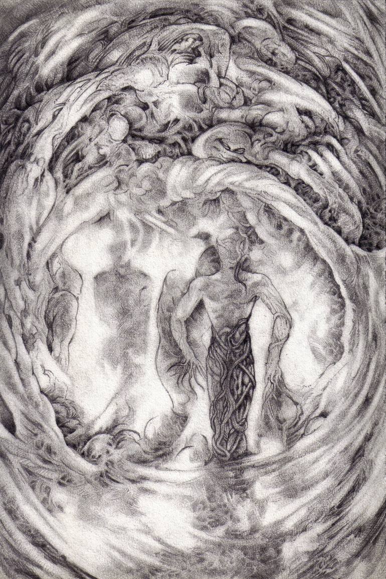 Sentient Forest Drawing by P Emerson Williams | Saatchi Art