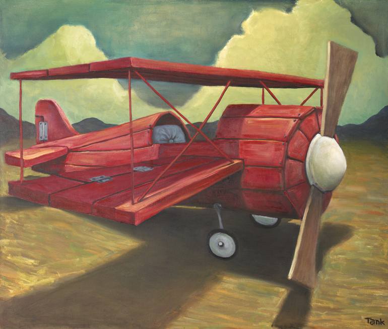 Flight Painting by Tank Art | Saatchi Art