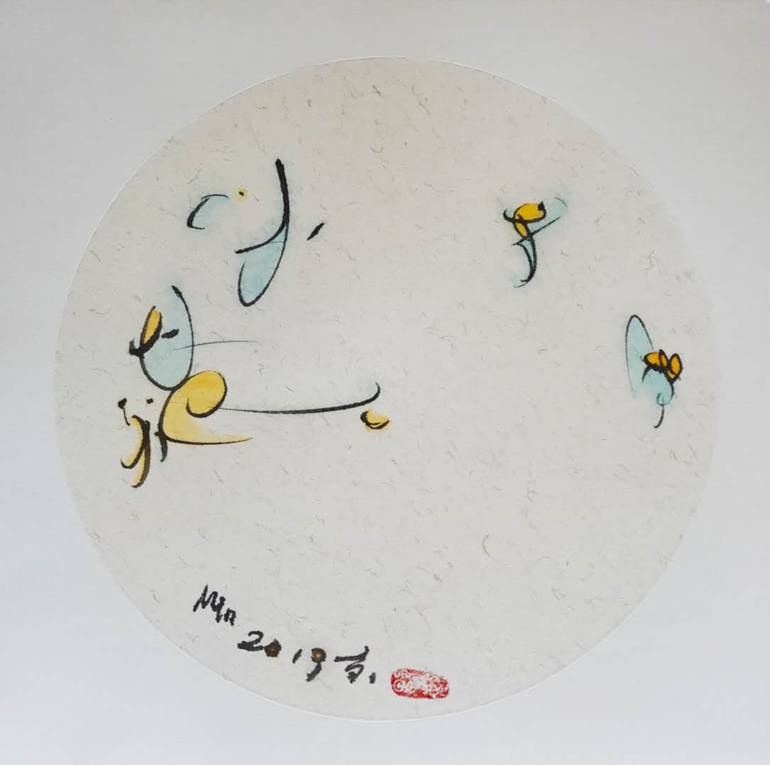 Empty spirit Painting by Min Zou | Saatchi Art