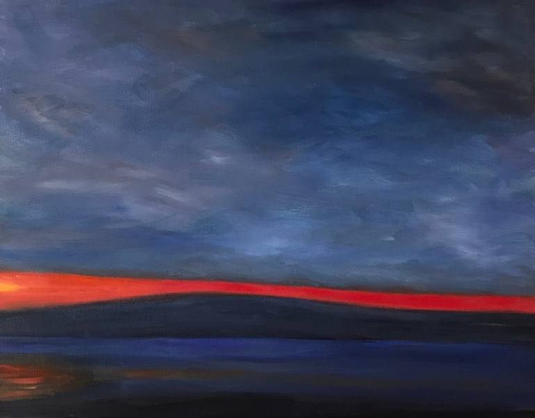 Last Light Painting by Kay Knight Clarke | Saatchi Art