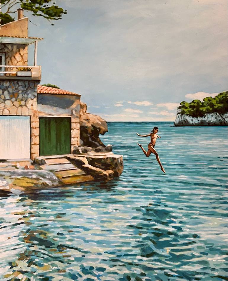 Mallorca Forever Painting by Thomas Saliot | Saatchi Art