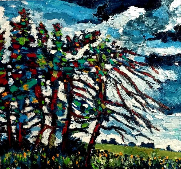 Mary Mondoux's Tree Painting by Susan Ross | Saatchi Art