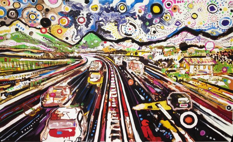 Highway to Haeven Painting by Giovanni Gabassi | Saatchi Art