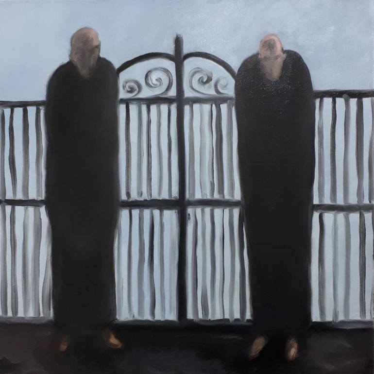 The Gatekeepers Painting by Michael Hayter | Saatchi Art