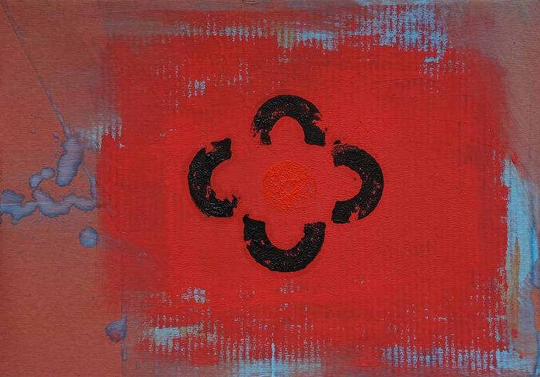 Fire And Rain Painting by Charles Stuart | Saatchi Art