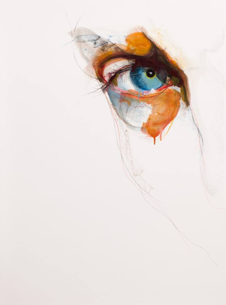 Gaze Painting by Kelly Jayne | Saatchi Art