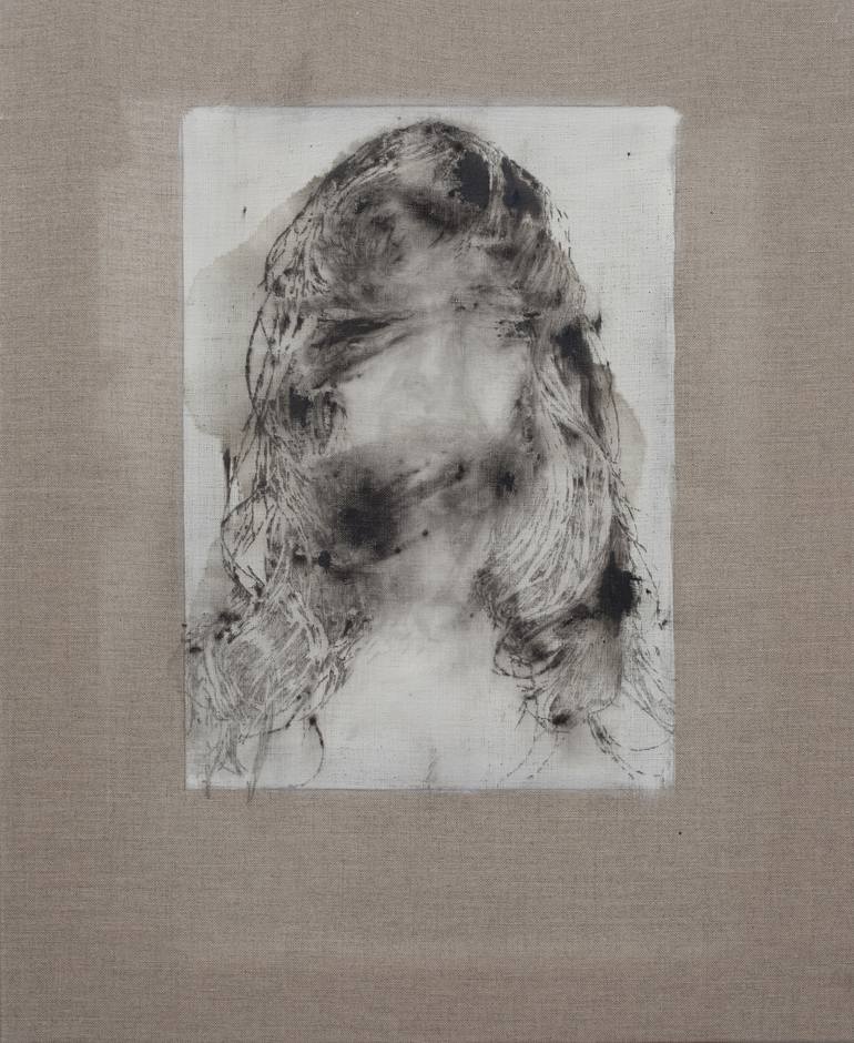nº2.Cuatro sobre Rose Painting by Joaquin Jara | Saatchi Art