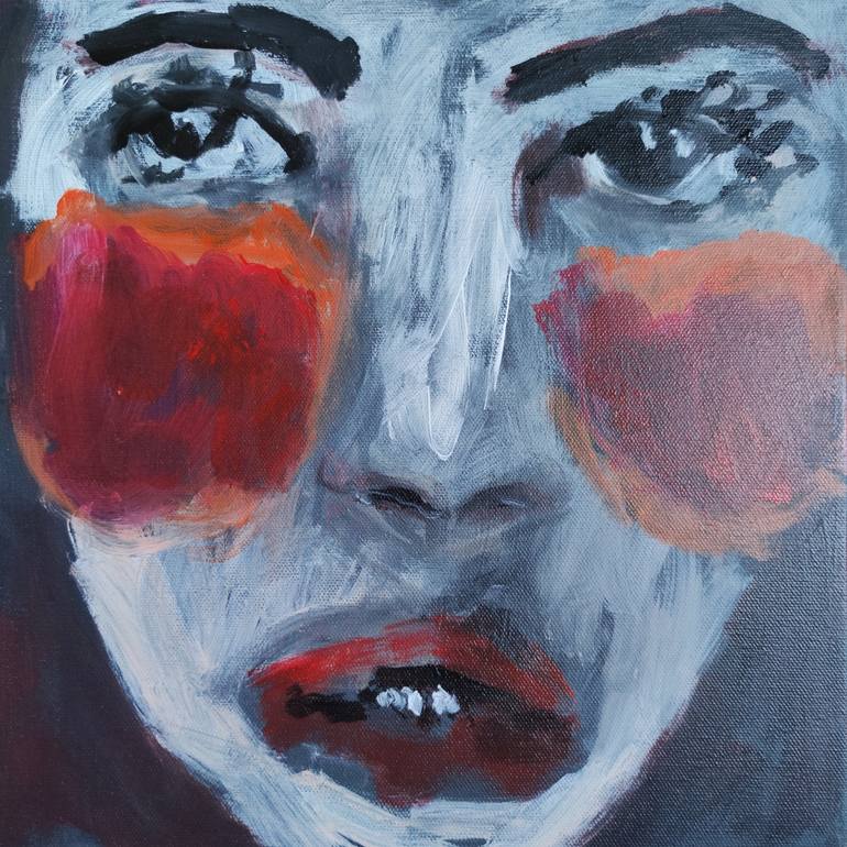 Modern Portrait Painting by Anna Eckert | Saatchi Art