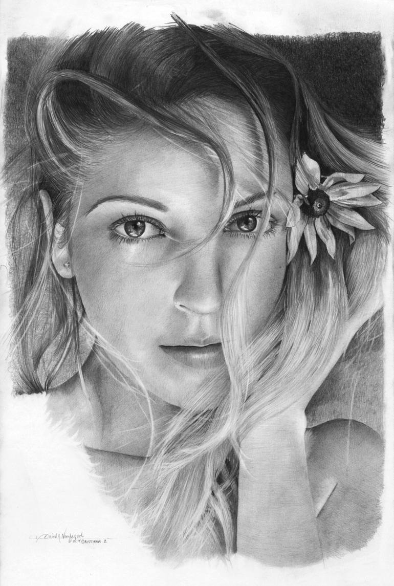 Cristiana 2 Drawing by David J Vanderpool | Saatchi Art